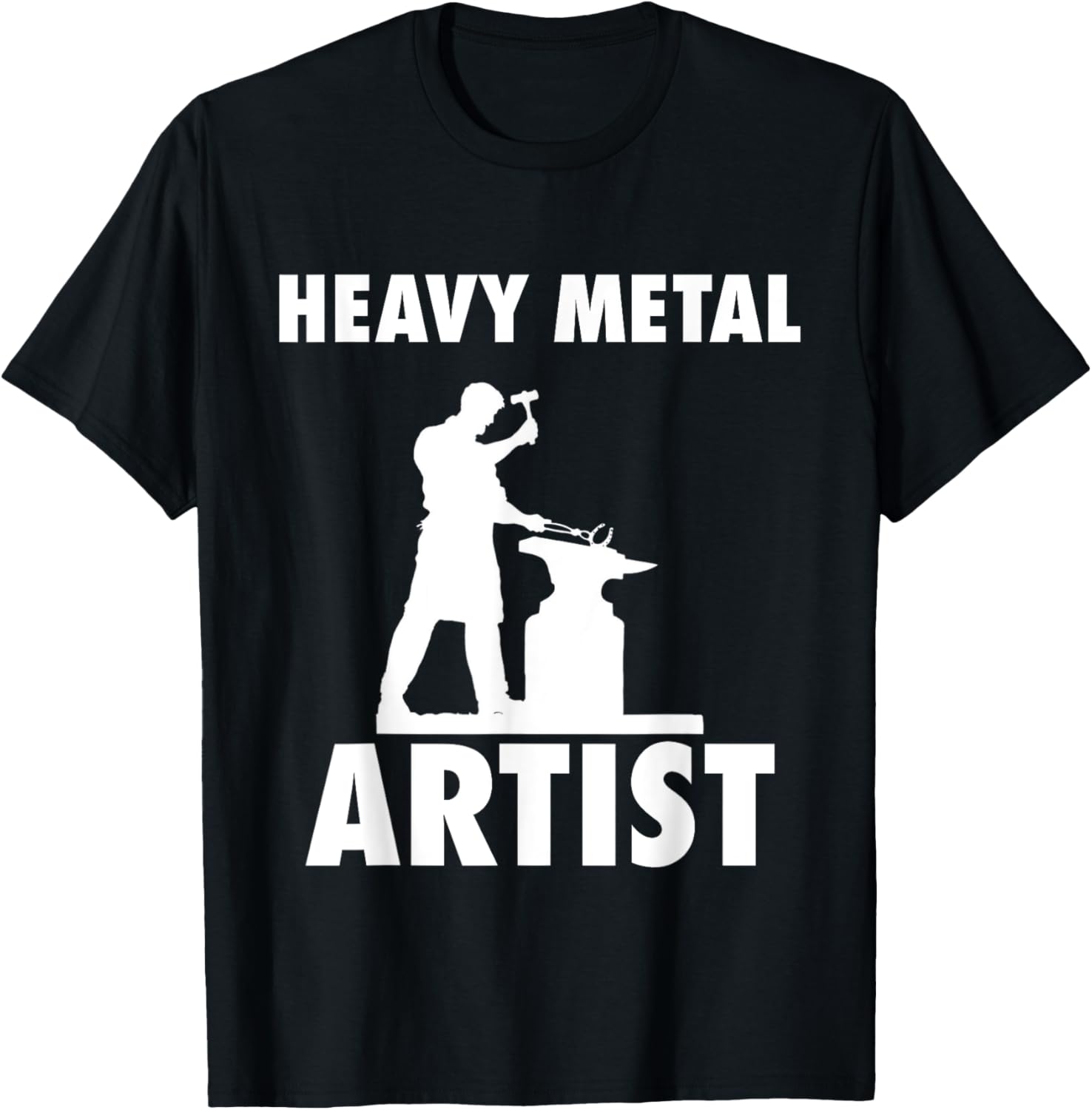 Blacksmith Heavy Metal' Artist Metalsmith Gear Forging T-Shirt ...