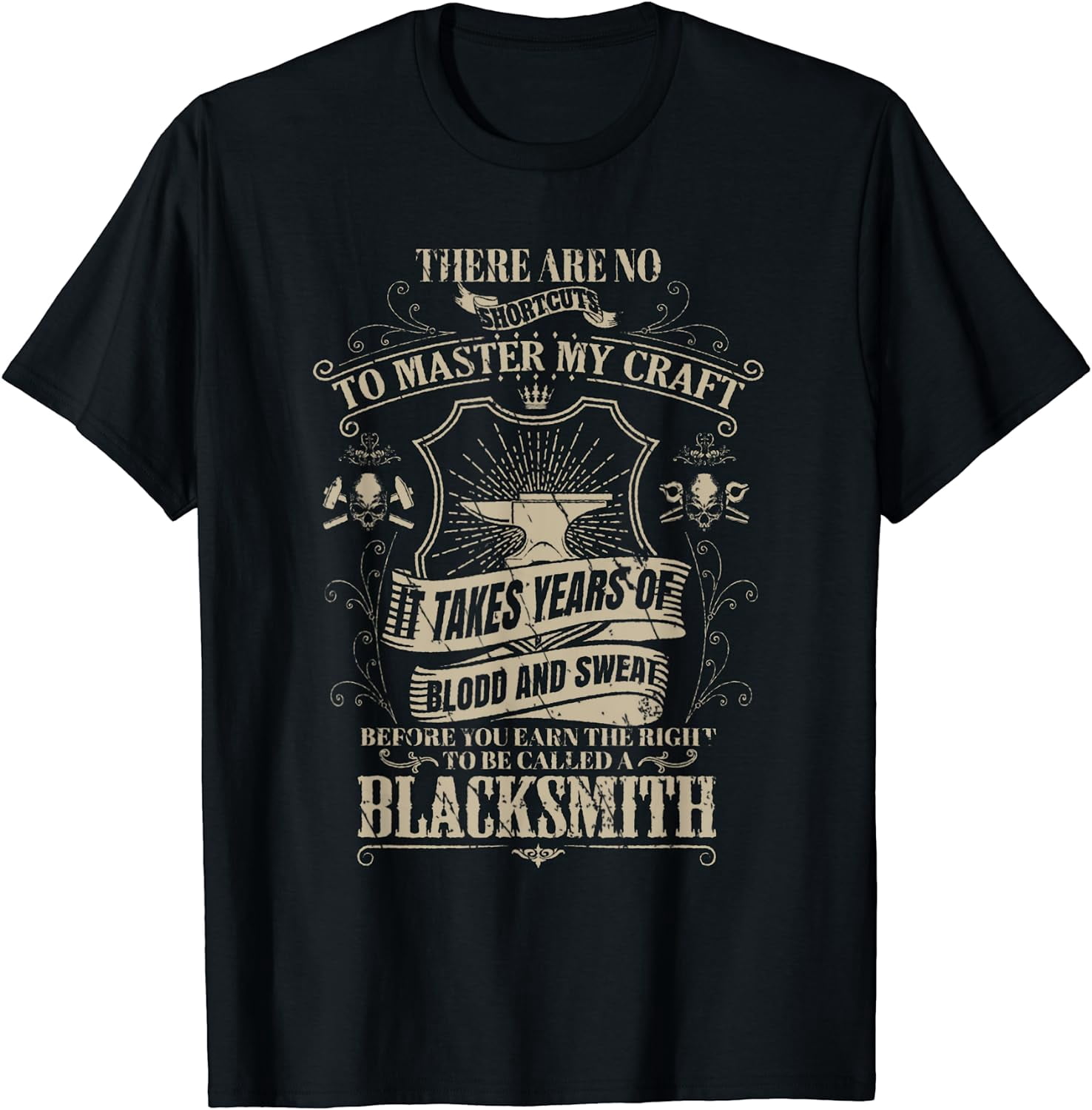Blacksmith Proud Craft Master medieval style t shirt - Walmart.com