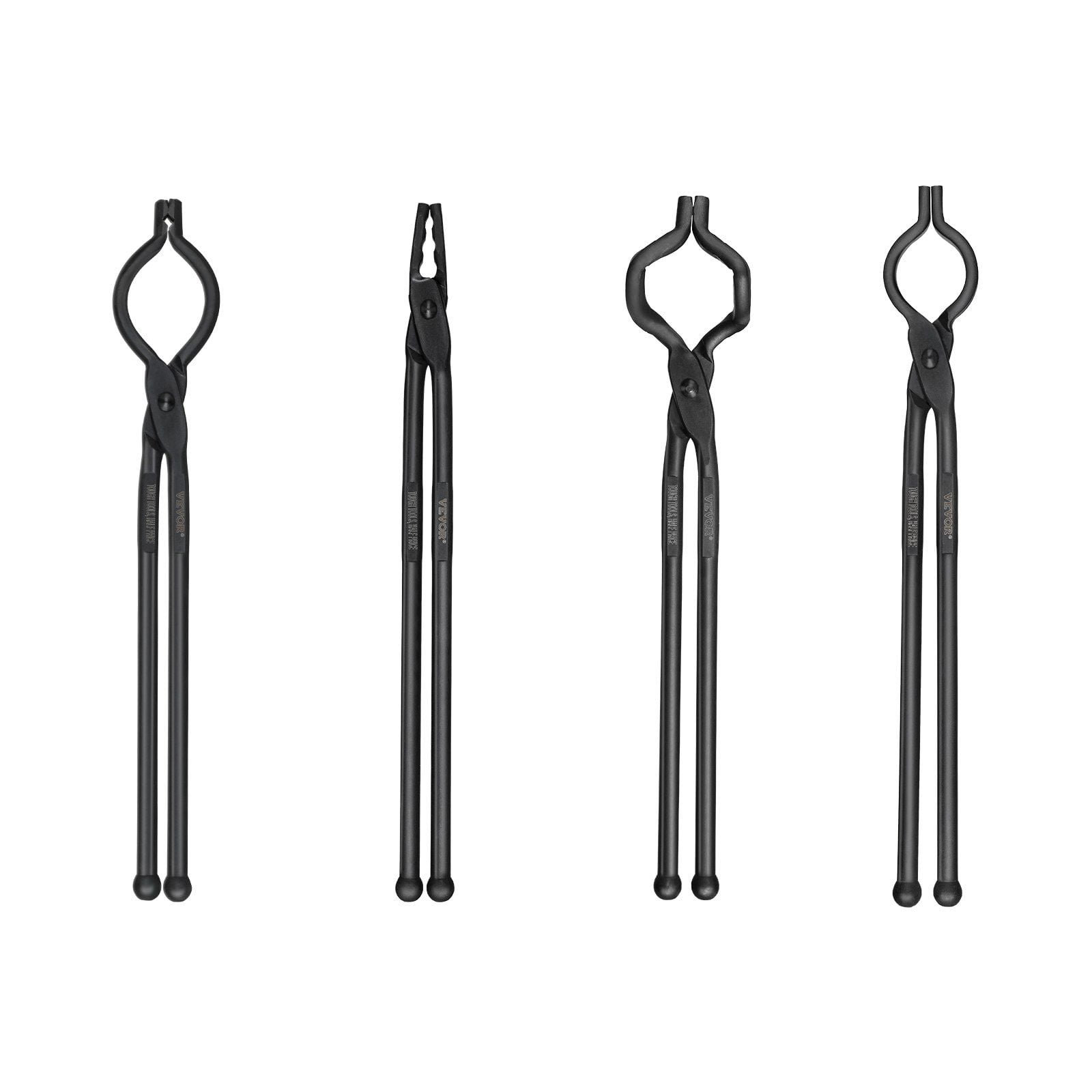 Blacksmith Tongs, 18' 4 PCS, V-Bit Bolt Tongs, Jaw Tongs, Z V-Bit Tongs ...