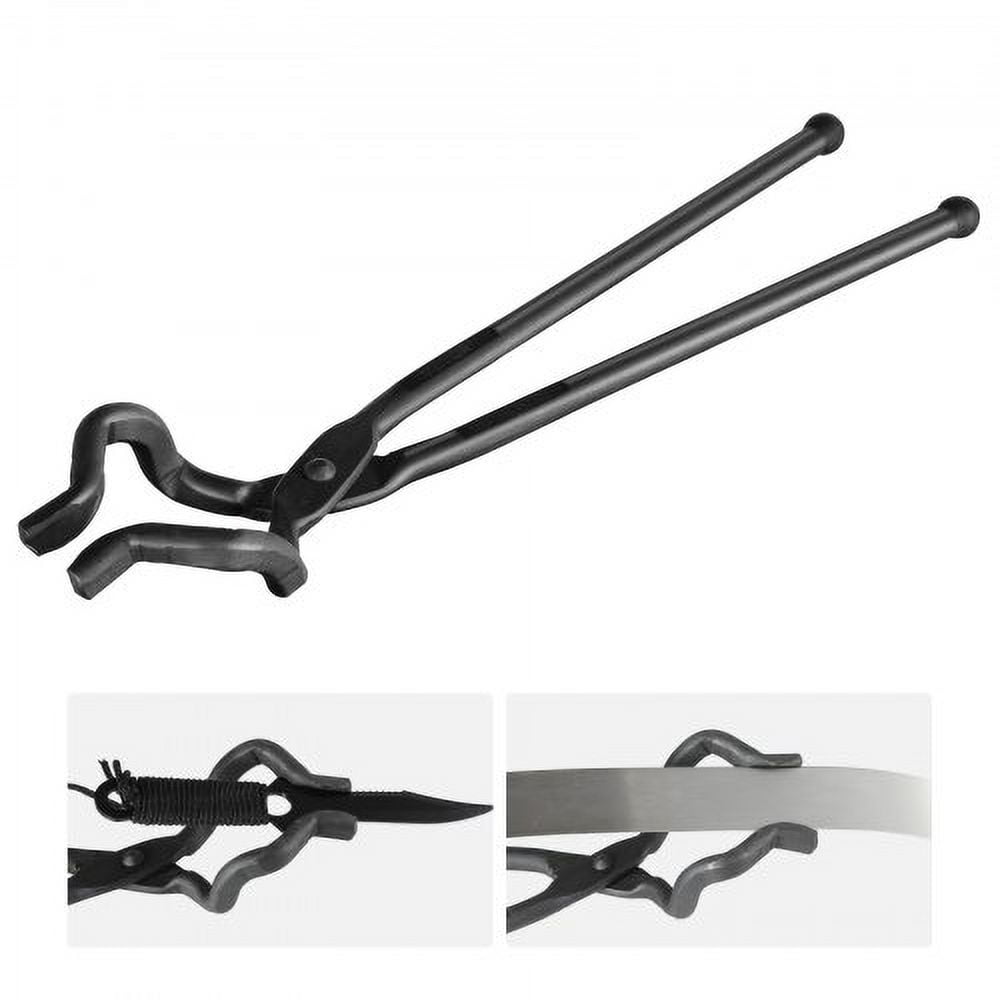 Blacksmith Tongs, 18 Z V-Bit Tongs, Carbon Steel Forge Tongs with A3 ...