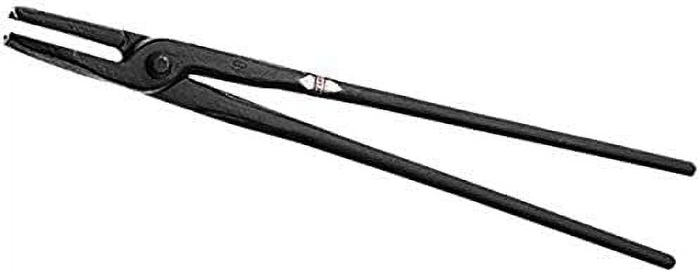 Blacksmith Tongs, Round Nosed, 16" Long - C35 Steel, 750g, For Round ...