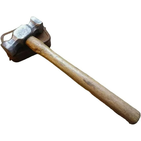 Blacksmith's Rounding Hammer 2 lb – Double Face Forging Hammer | Hand ...