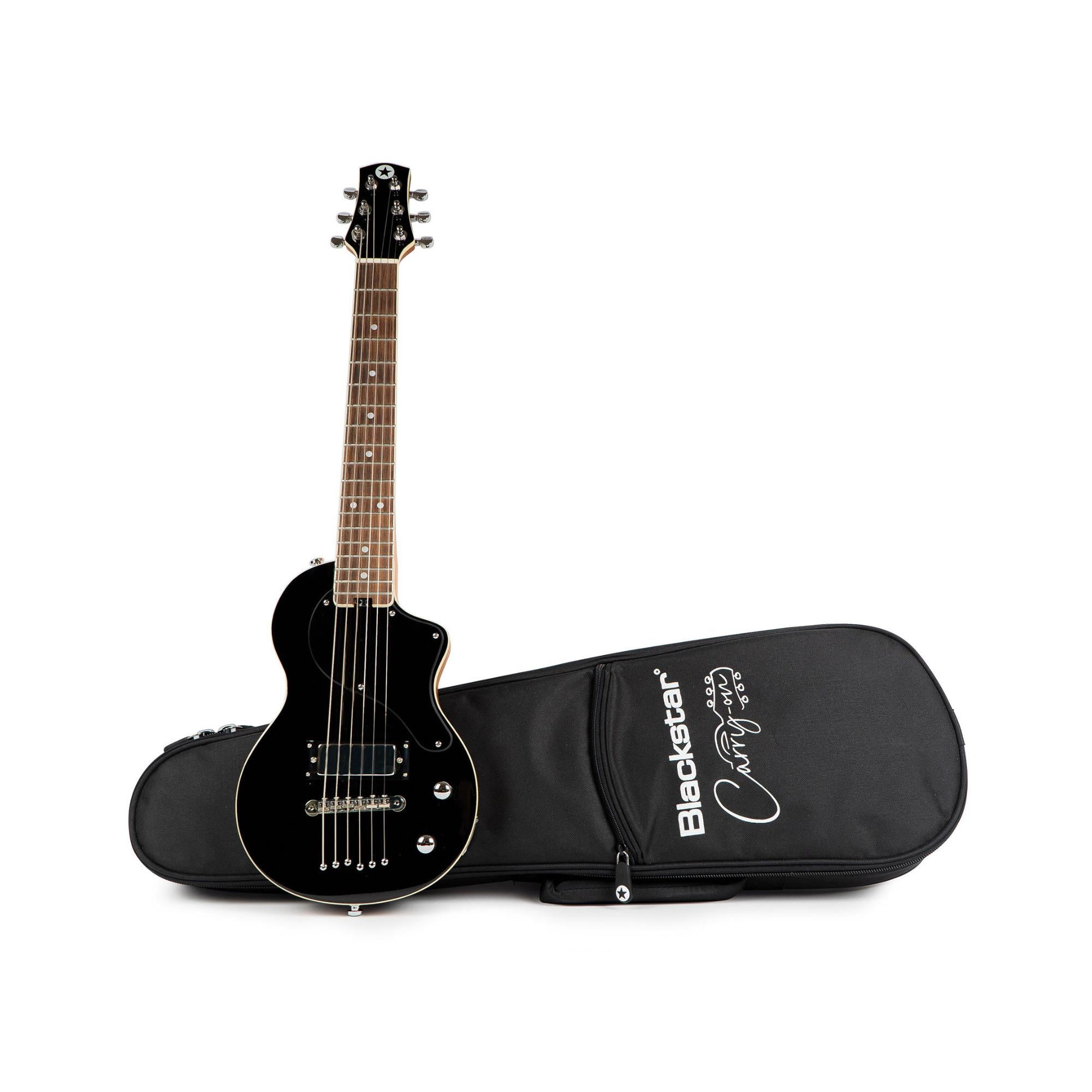 Blackstar Carry-On Travel Electric Guitar, Jet Black, 24-Inch Scale ...