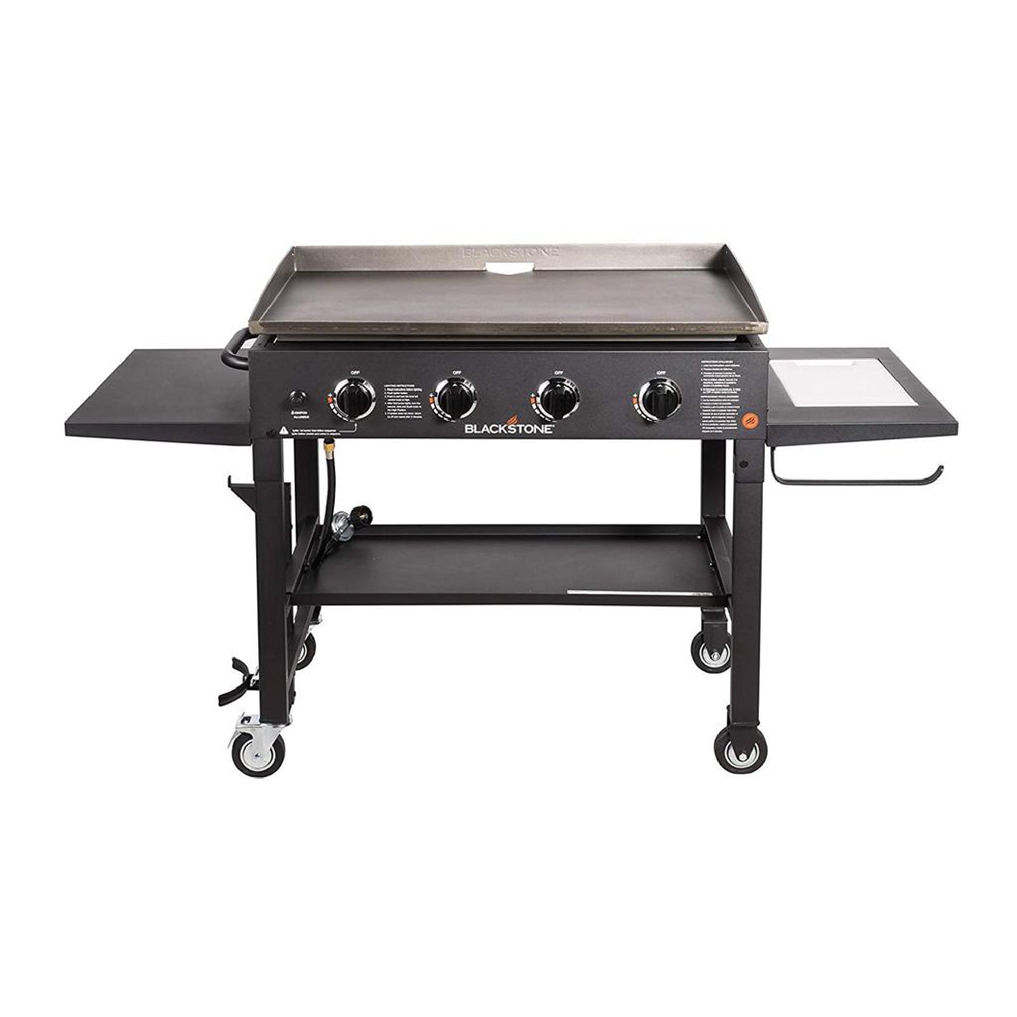 "Blackstone Portable Gas Grill, 36"" Flat Top 4 Burner Liquid Propane ...