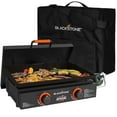 "Blackstone Adventure Ready 2-Burner 22"" Tabletop Griddle with Hard ...