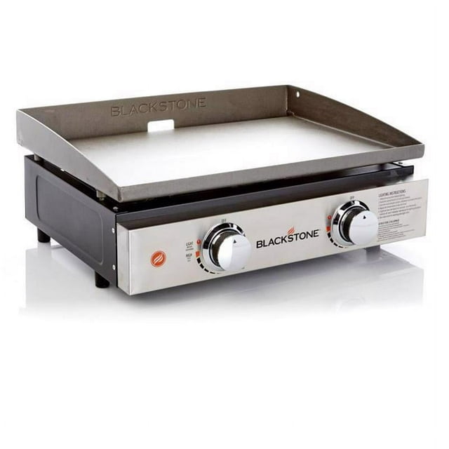 Blackstone 2-Burner 22'' Tabletop Griddle with Stainless Steel Front ...