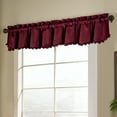 Blackstone 54" X 18" Window Curtain Loop Fringe Valance Brick - Walmart.com