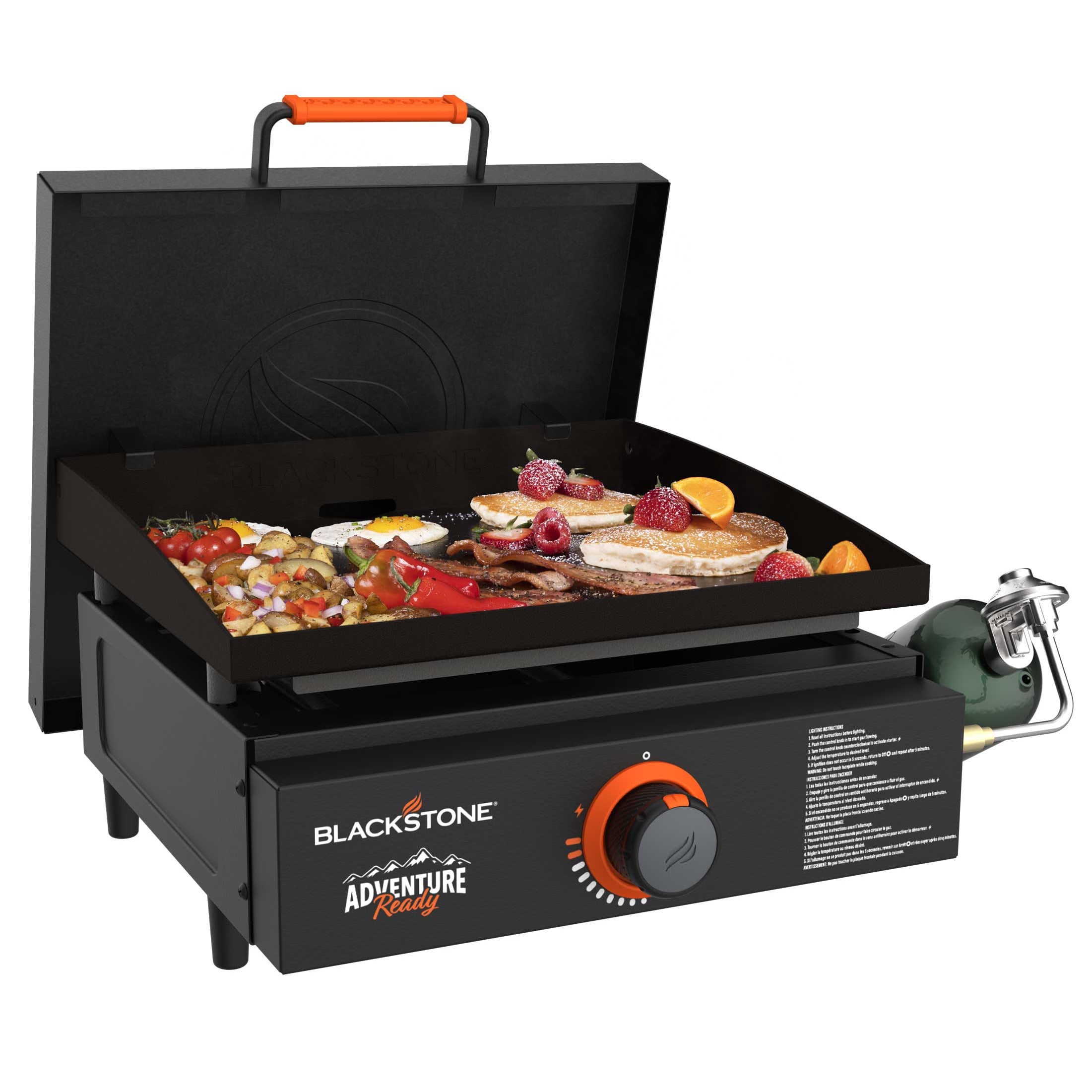 Blackstone Adventure Ready 17” Propane Griddle with Hard Cover ...