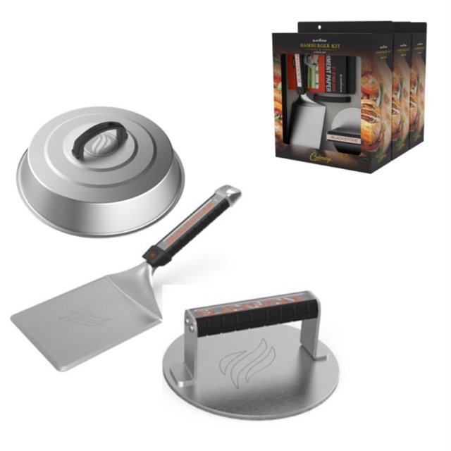 Blackstone Culinary Burger Kit Stainless Steel 3Pc - Walmart.com
