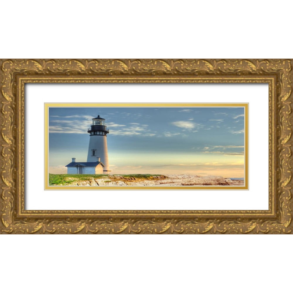 Blackstone, Jason 24x12 Gold Ornate Wood Framed with Double Matting ...