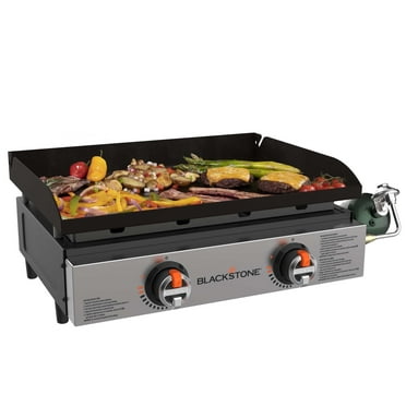 Blackstone 4-Burner 36” Propane Grill with Built-in Hood, Omnivore Flat ...