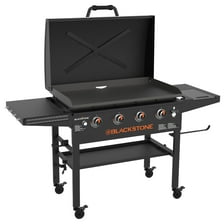 Blackstone 4-Burner 36' Griddle with Flat Top Lid and Hood, Model 1899 ...