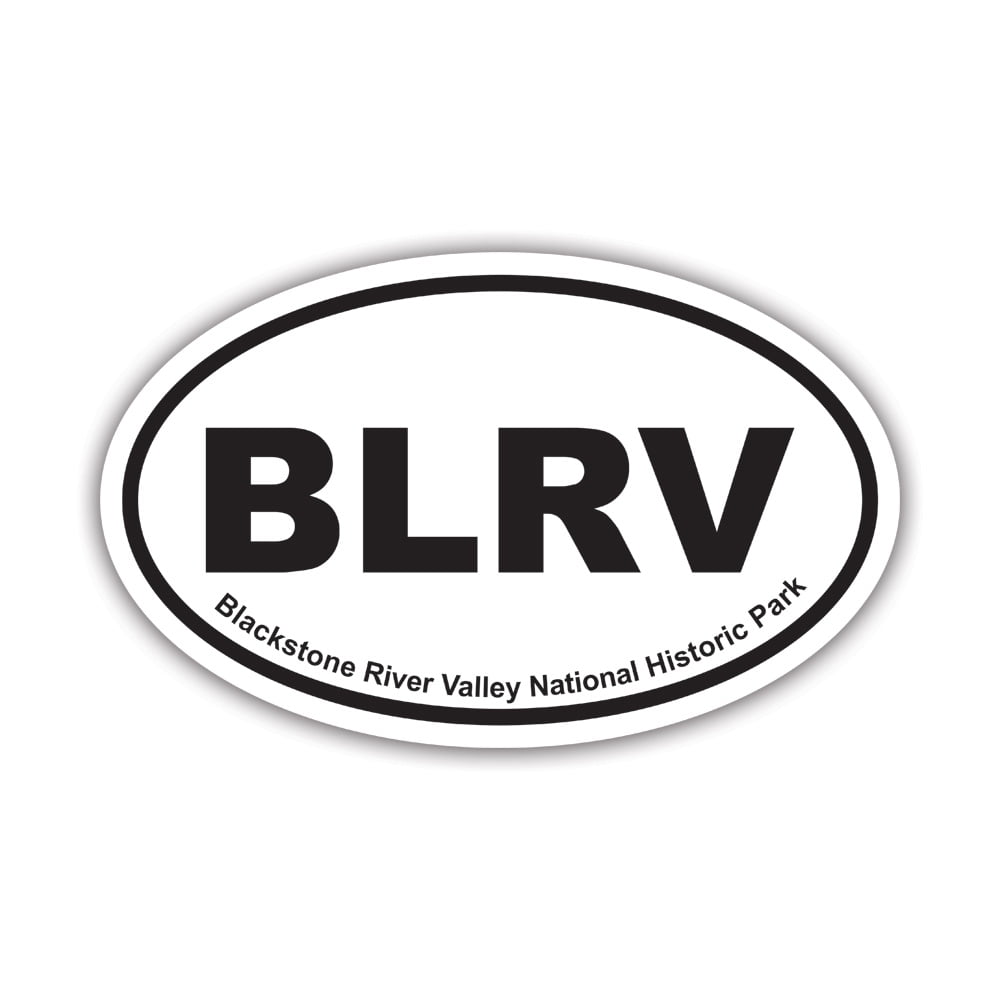 Blackstone River Valley National Historic Park BLRV Oval Sticker Decal ...
