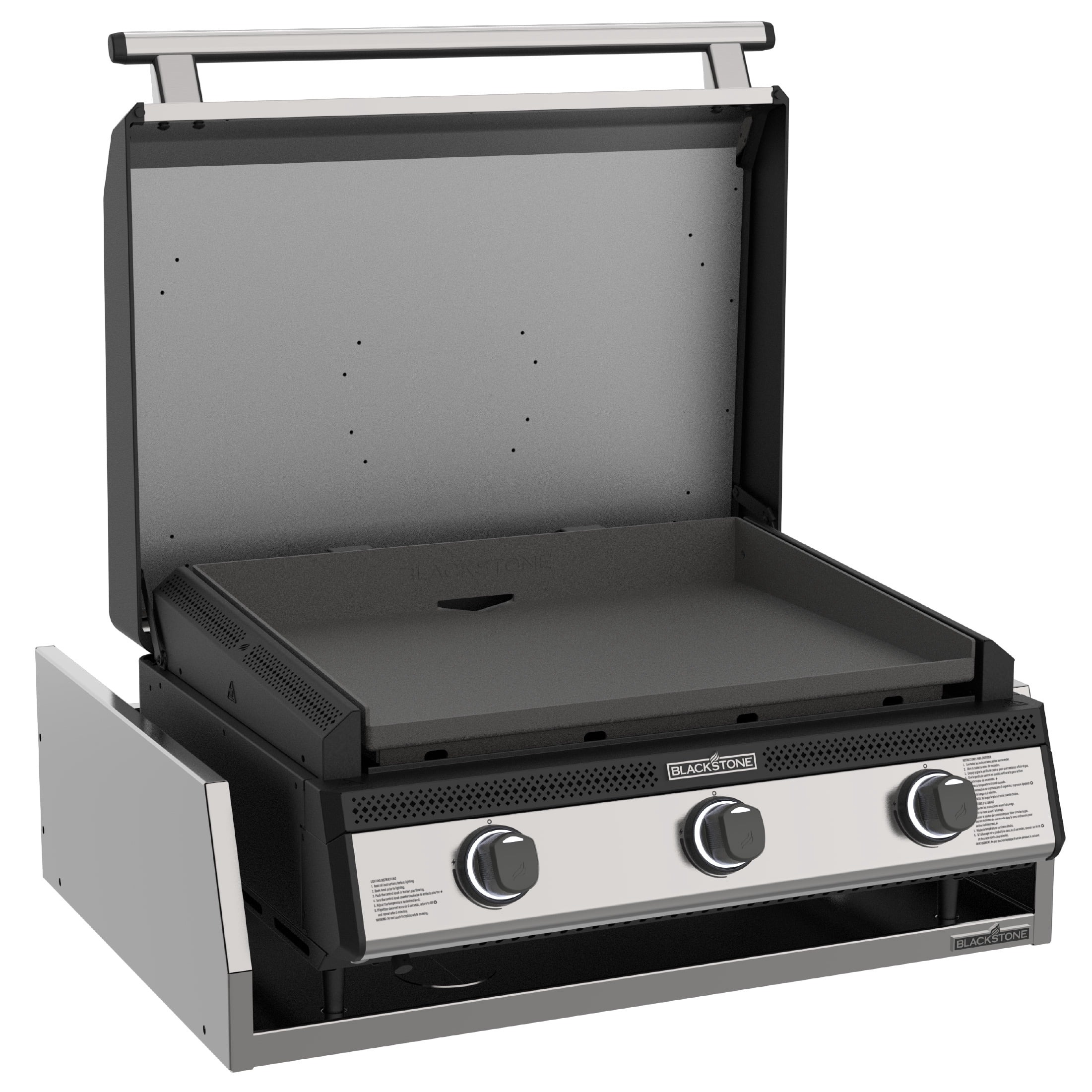 "Blackstone 28"" Stainless Steel Built-In Griddle with Hood and ...