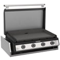 "Blackstone 36"" Stainless Steel BBQ Grill, Built-In Griddle with Hood ...