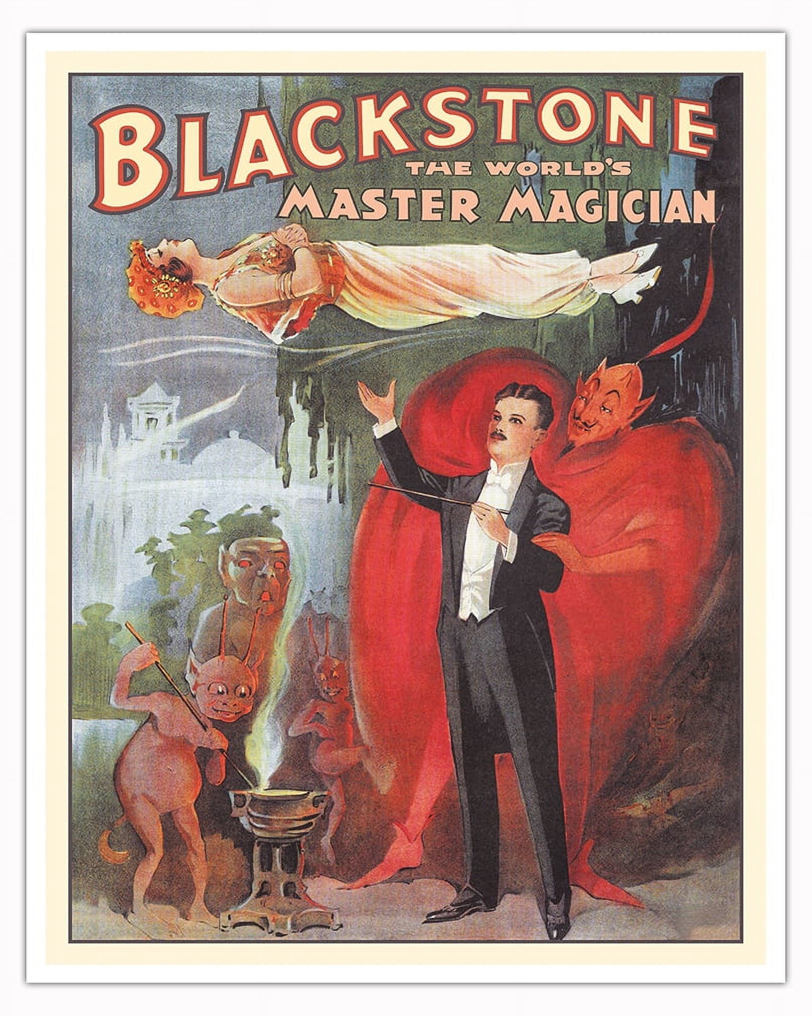 Blackstone The World’s Master Magician - Levitation Illusion - Vintage ...