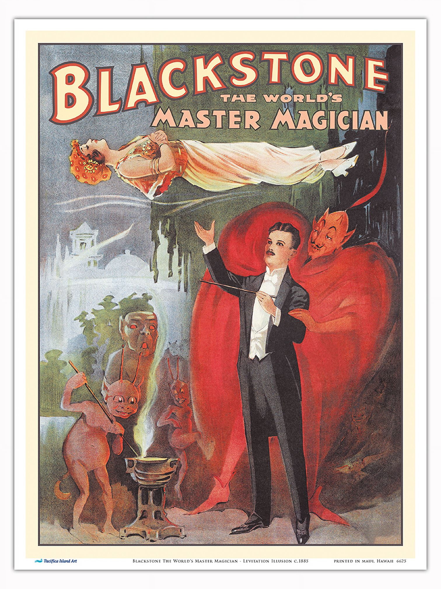 Blackstone The World’s Master Magician - Levitation Illusion - Vintage ...