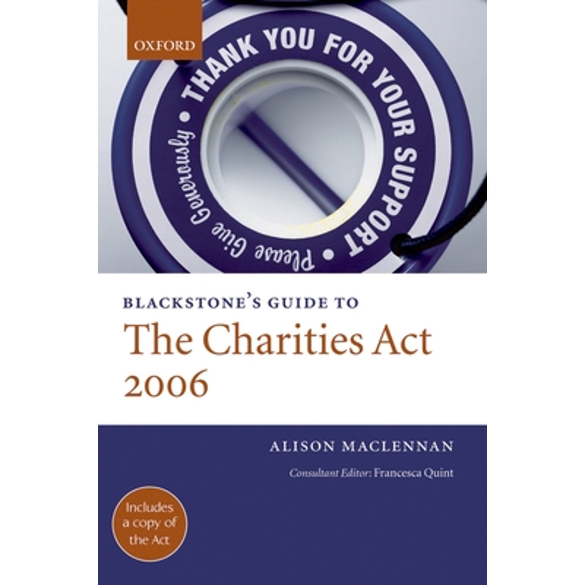 Pre-Owned Blackstone's Guide to the Charities ACT 2006 (Paperback ...