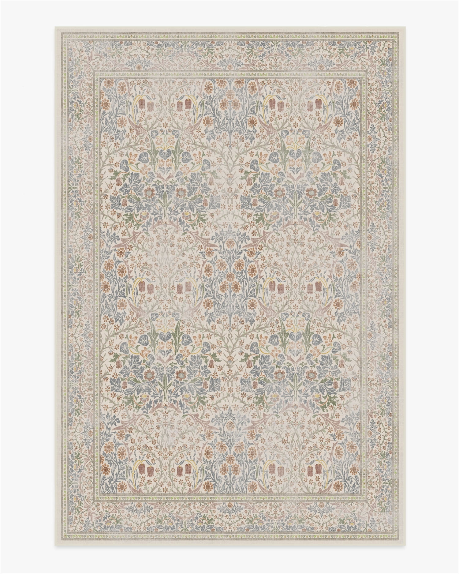 Blackthorn Forest living room Rug flower maximalist rug indoor home ...