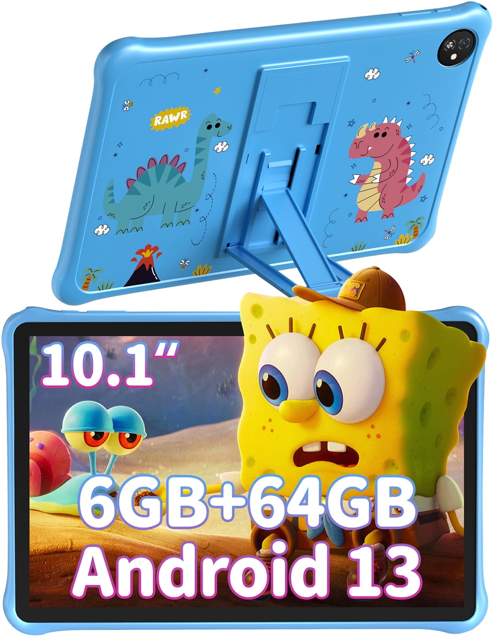 Blackview 10 Inch Tablets for Kids 64GB ROM Parental Controls Tablets ...