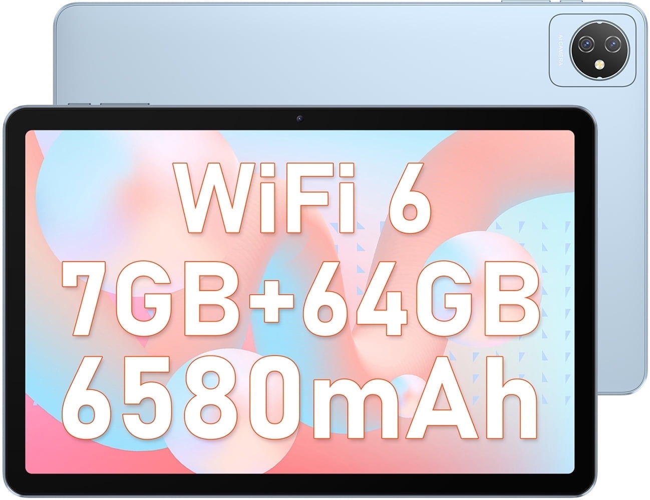 Blackview Tab 8 Wifi 10 inch Android 12 Tablet, 64GB ROM 7GB RAM, Dual ...