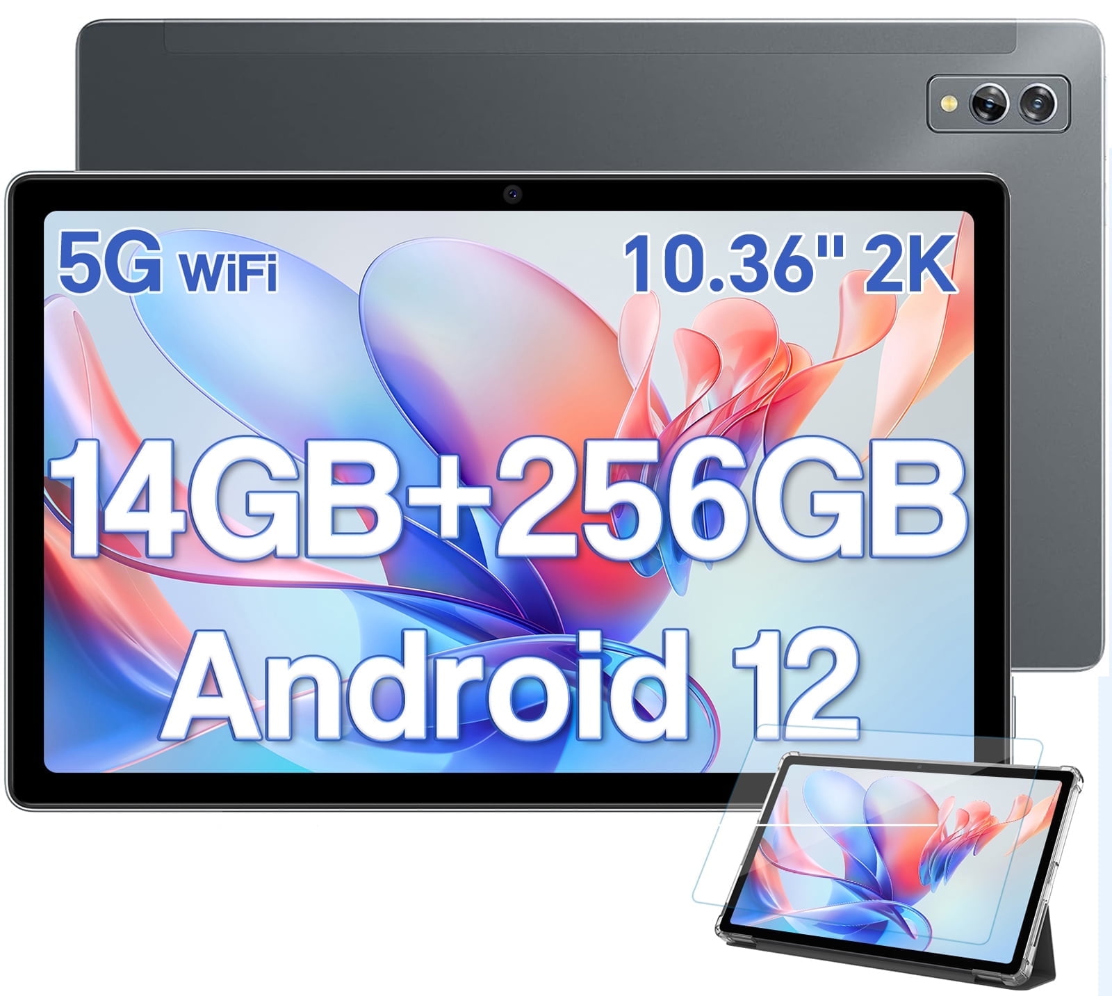 Blackview 10.36" Gaming Tablet, 256GB ROM 14GB RAM, 2K FHD+ 5G Wifi ...