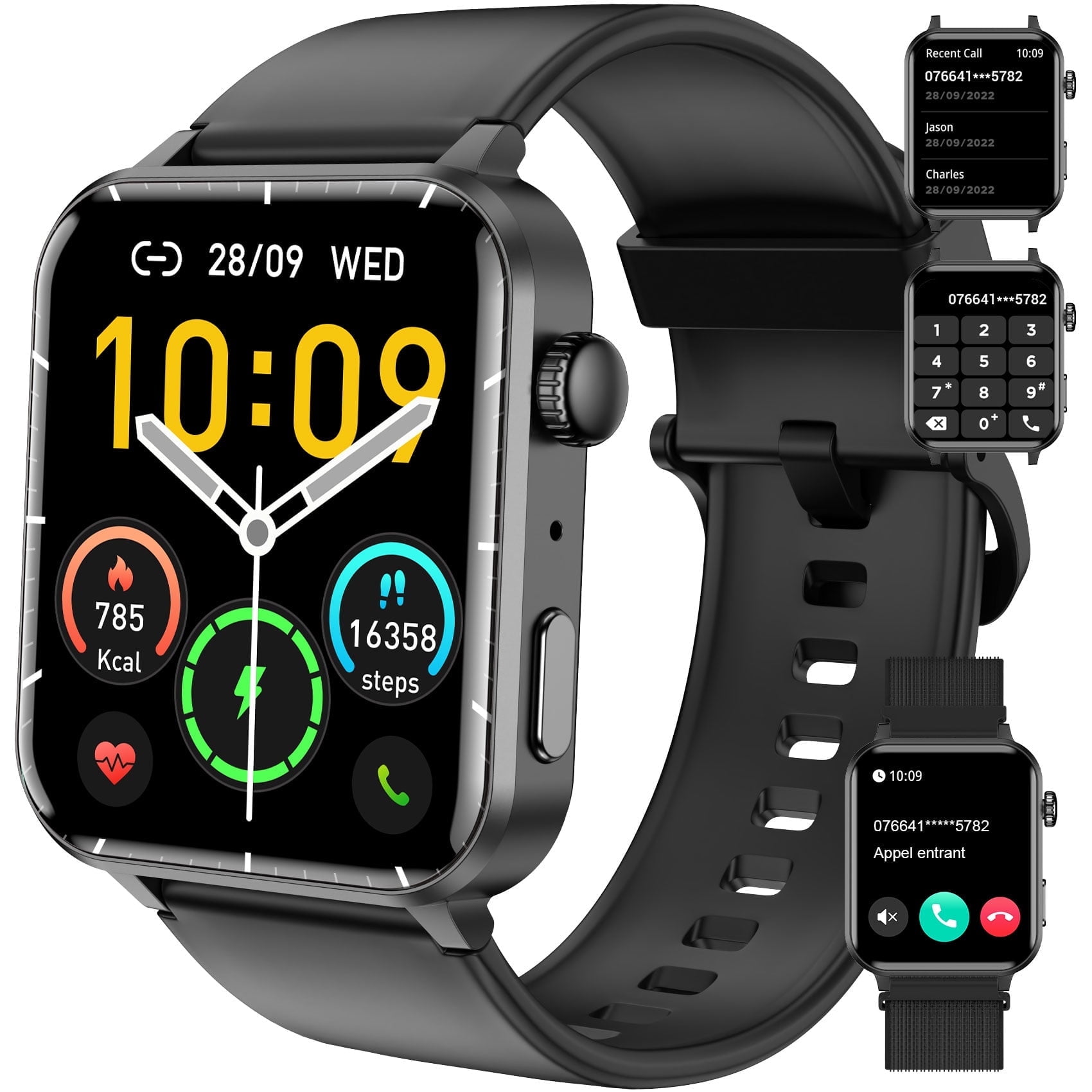 Blackview R30 PRO Water Resistant IPHONE COMPATIBLE Smartwatch for ...