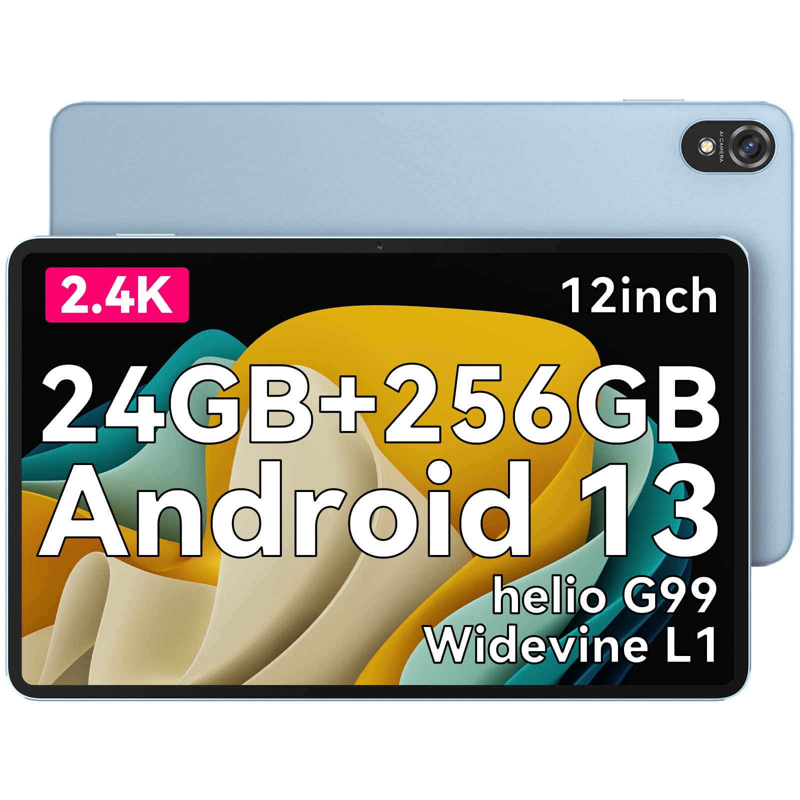 Blackview Tab18 Tablets 12 inch Android 13 Tablet 256GB ROM 24GB ...