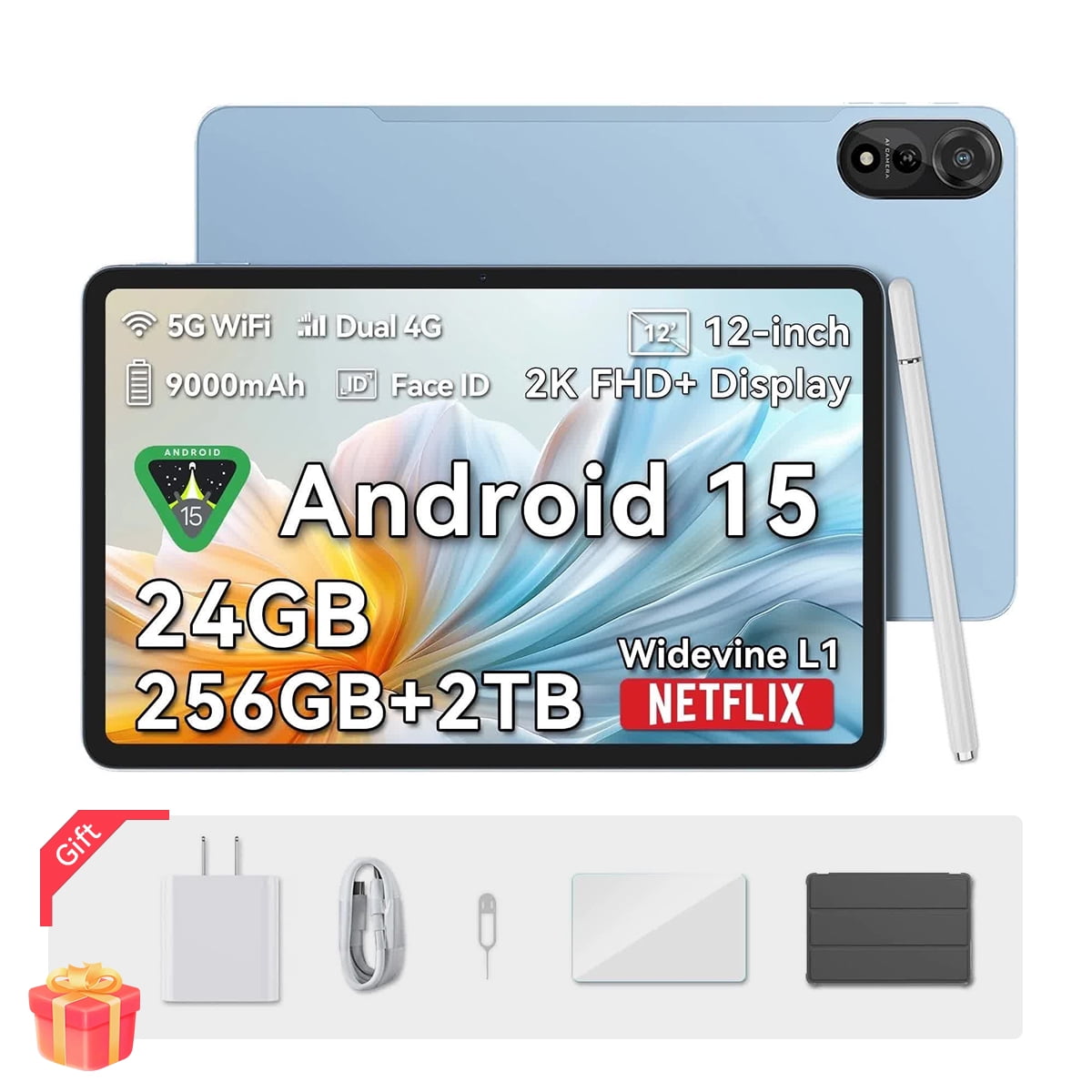 Blackview Tab 18, Android 12, 10 inch, 4GB RAM 128GB ROM, Octa-core ...