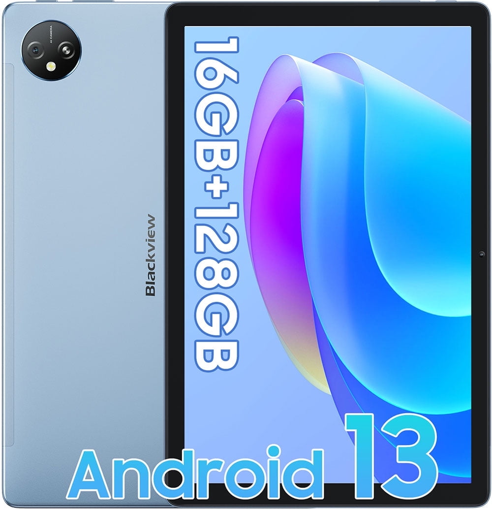 Blackview Tablets 10 inch Android 13 Tablet 8GB RAM 128GB ROM 8MP+13MP ...