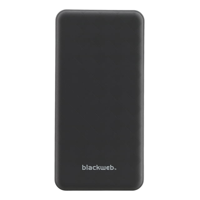 Blackweb 10,000mAh Power Bank with Power Delivery, Black - Walmart.com
