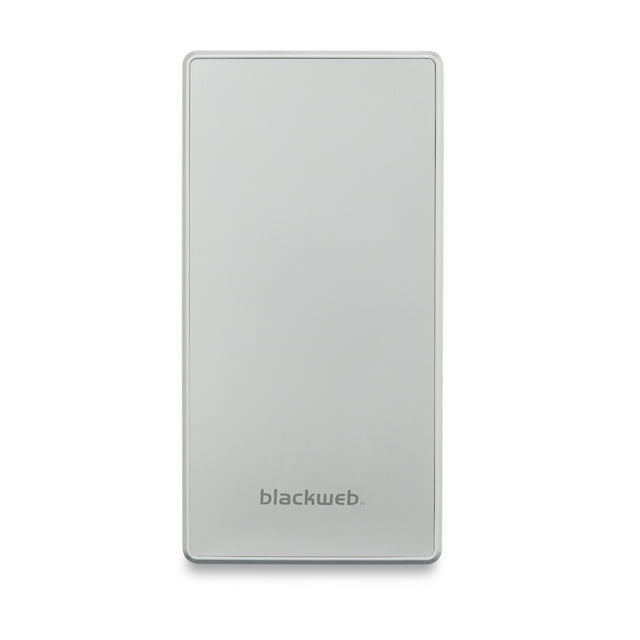 Blackweb 10400 mAh Portable Power Bank , Silver - Walmart.com