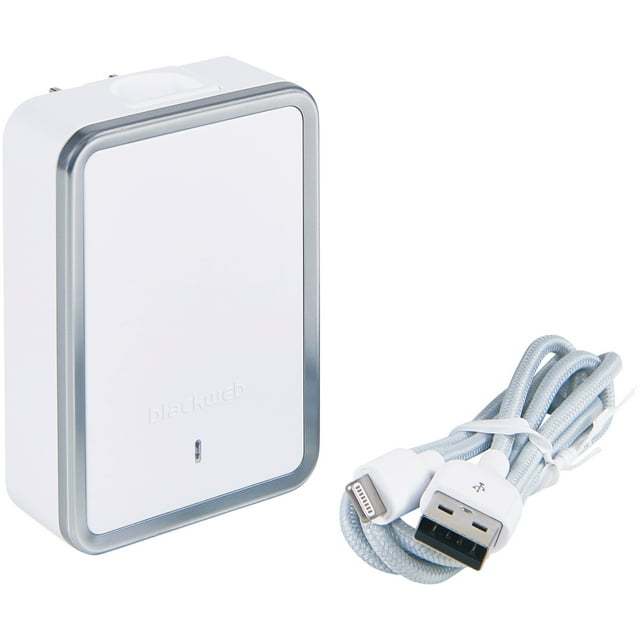 Blackweb 4.8 Amp Dual-Port USB Wall Charger, White - Walmart.com