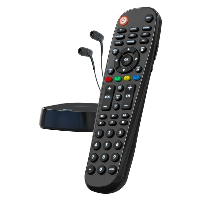 Blackweb 6-Device Universal Remote With Wire less Audio Transmitter And ...