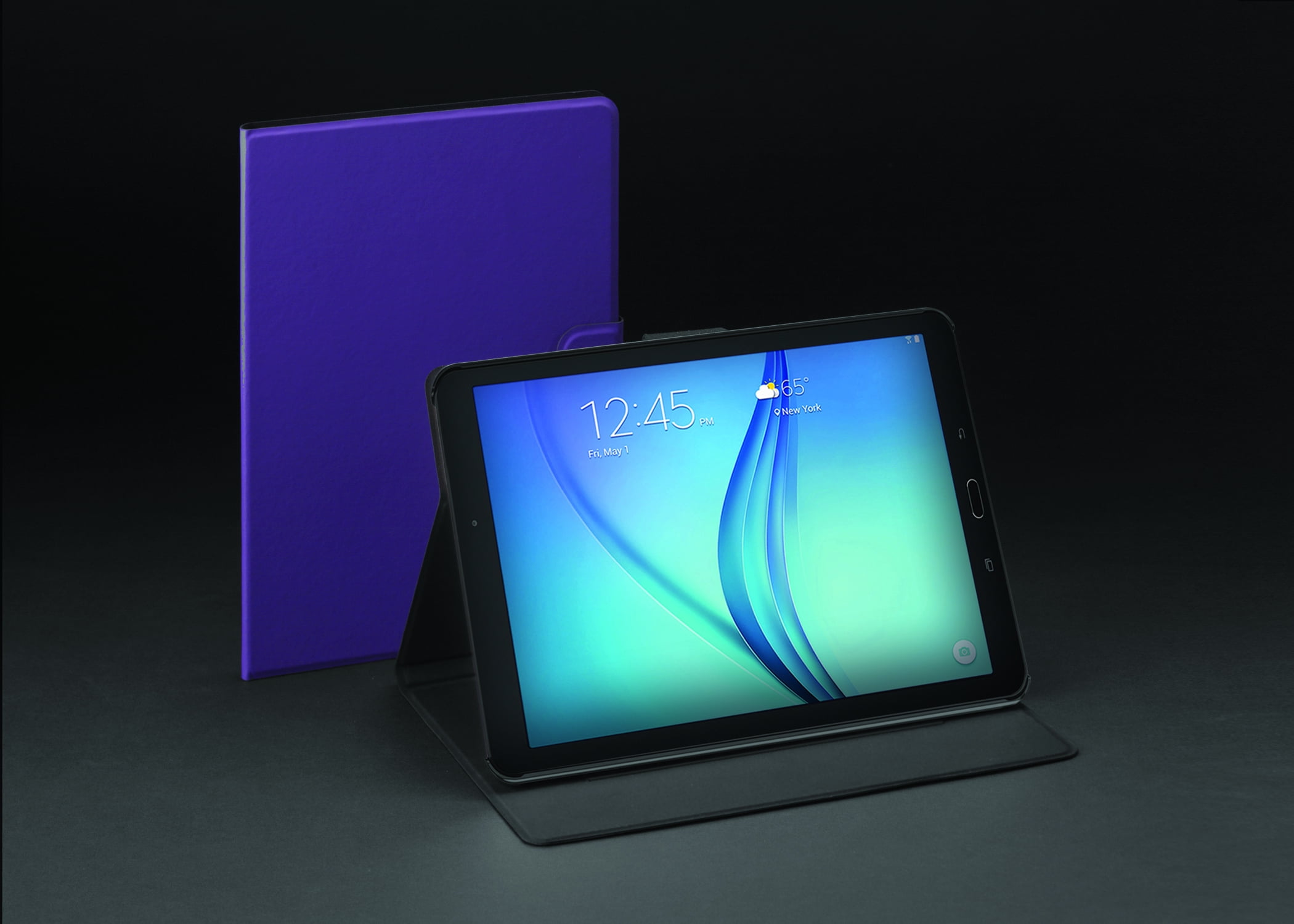 Blackweb 9.6" Samsung Galaxy Tab Snap-In Folio Tablet Case with Built ...