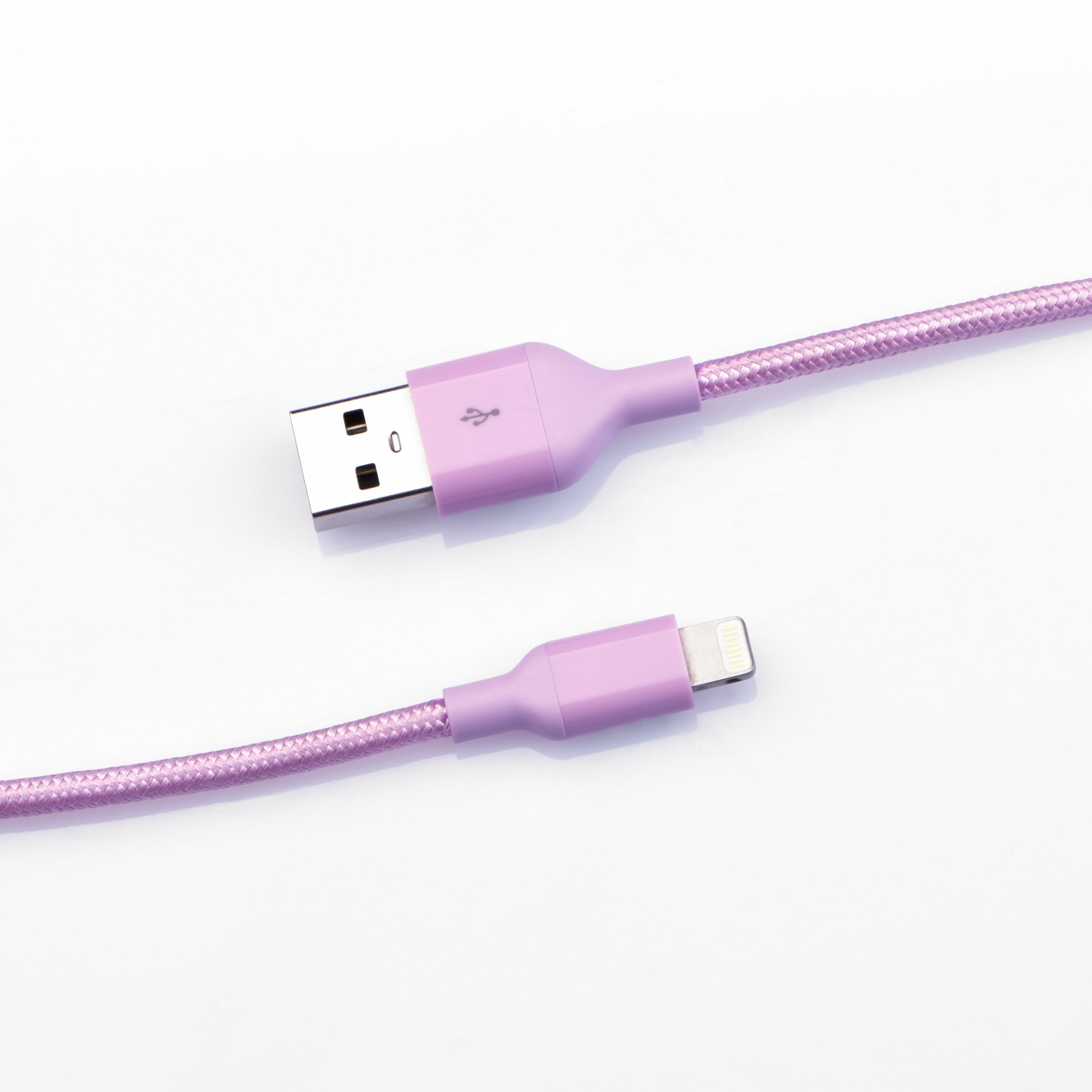 Blackweb Braided Nylon Sync & Charge Cable with Lightning Connector 6 ...