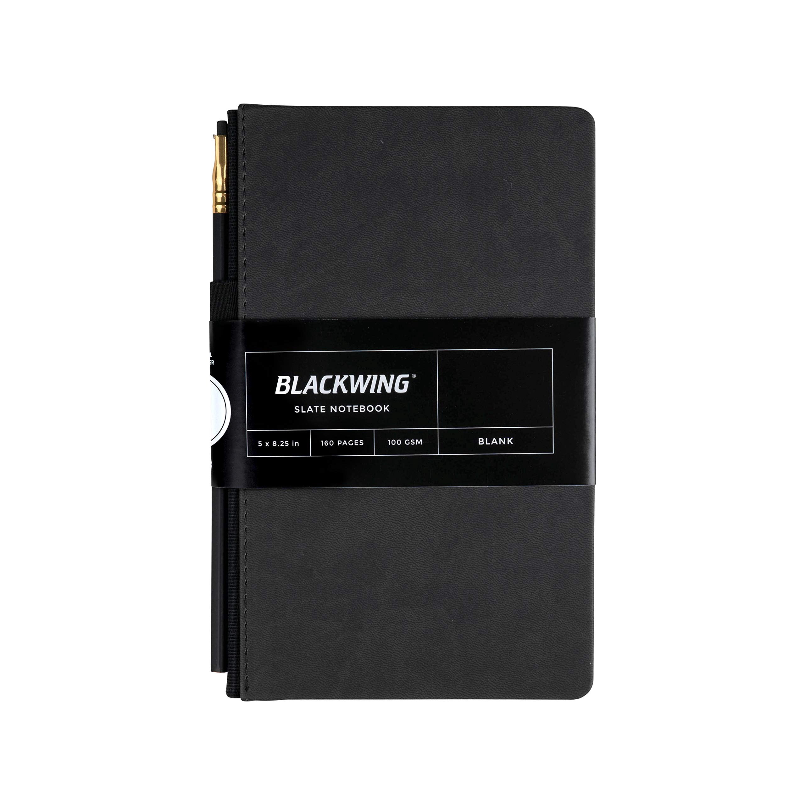 Blackwing Slate Journal, Black Hardcover Notebook (160 Pg.) - Blank ...