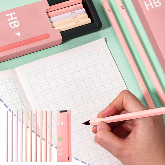 Blackwood Hexagonal Fine Gradient Color Pencils – Ergonomic, Breakproof ...