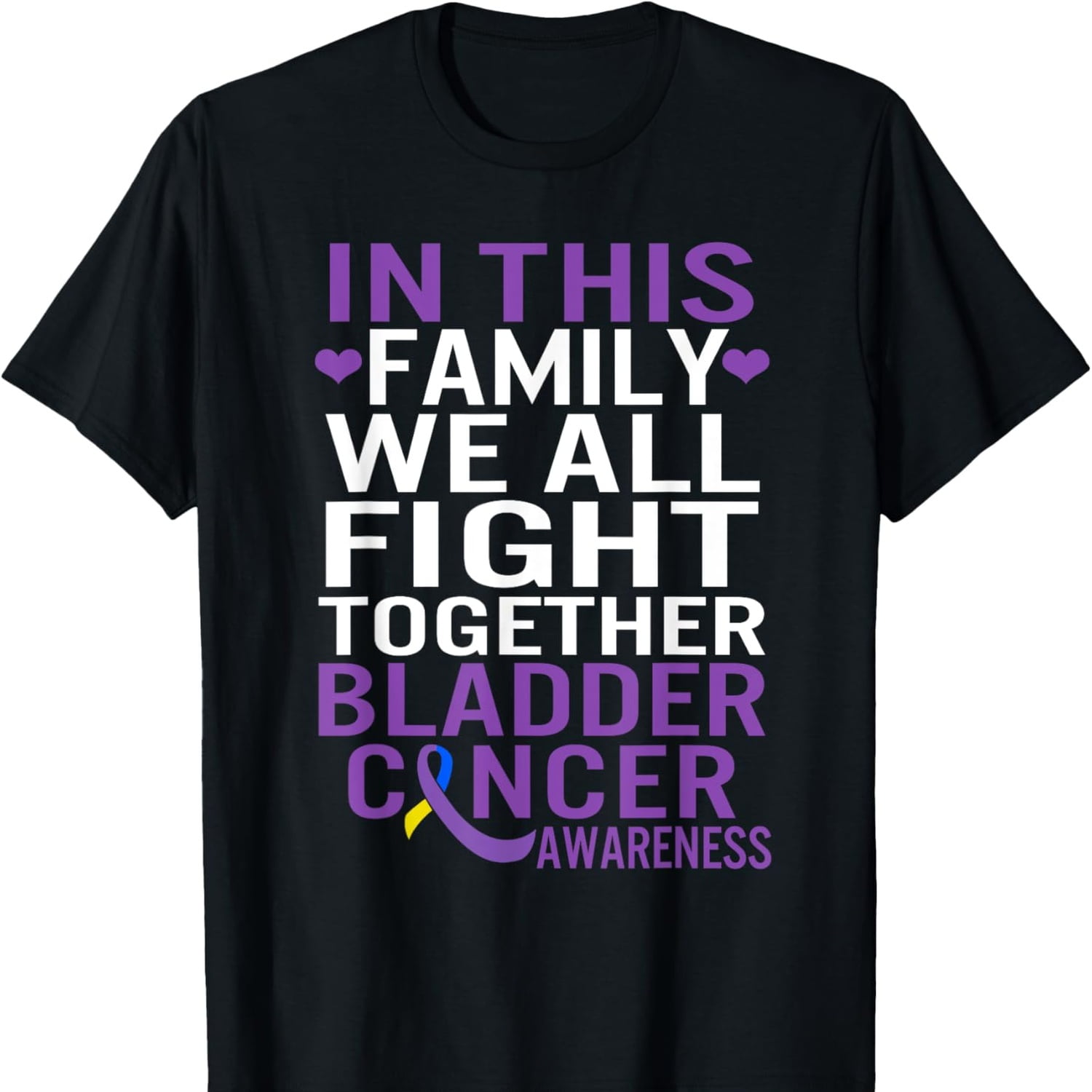 Bladder C1Ancer Awareness Marigold Blue Purple Husband Father T-S1Hirt ...
