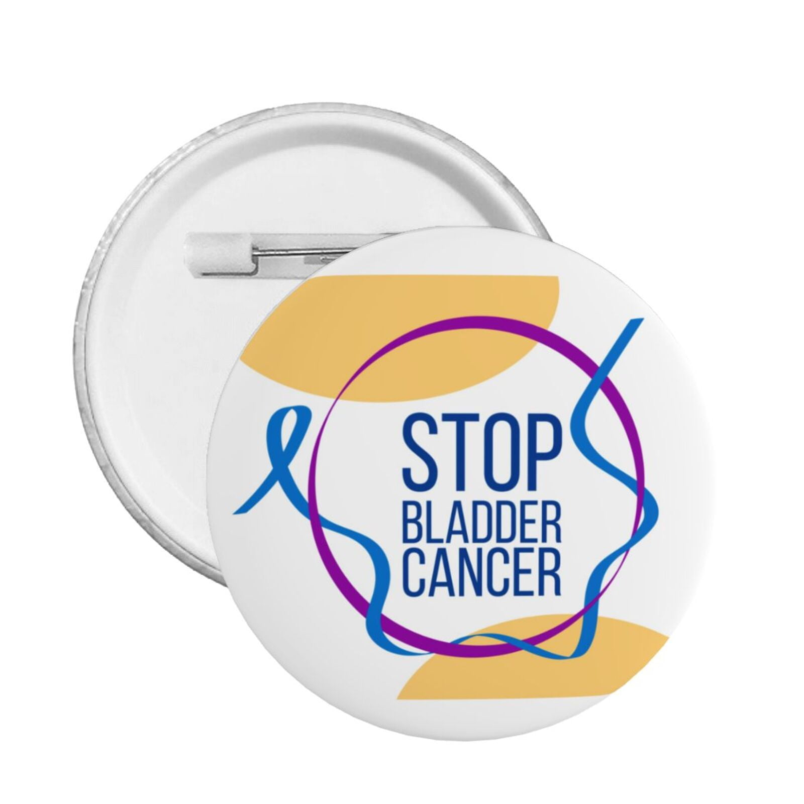 Bladder Cancer Awareness Month Circular Button Fashion Badge Decoration ...