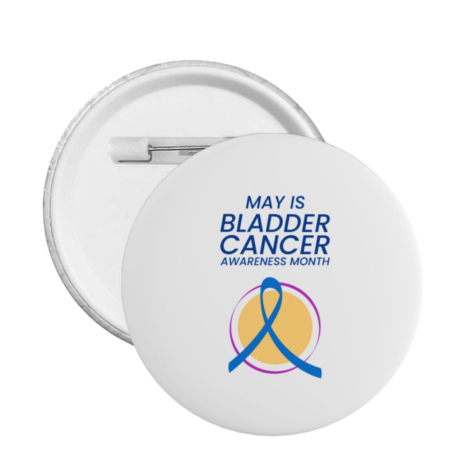 Bladder Cancer Awareness Month Circular Button Fashion Badge Decoration ...