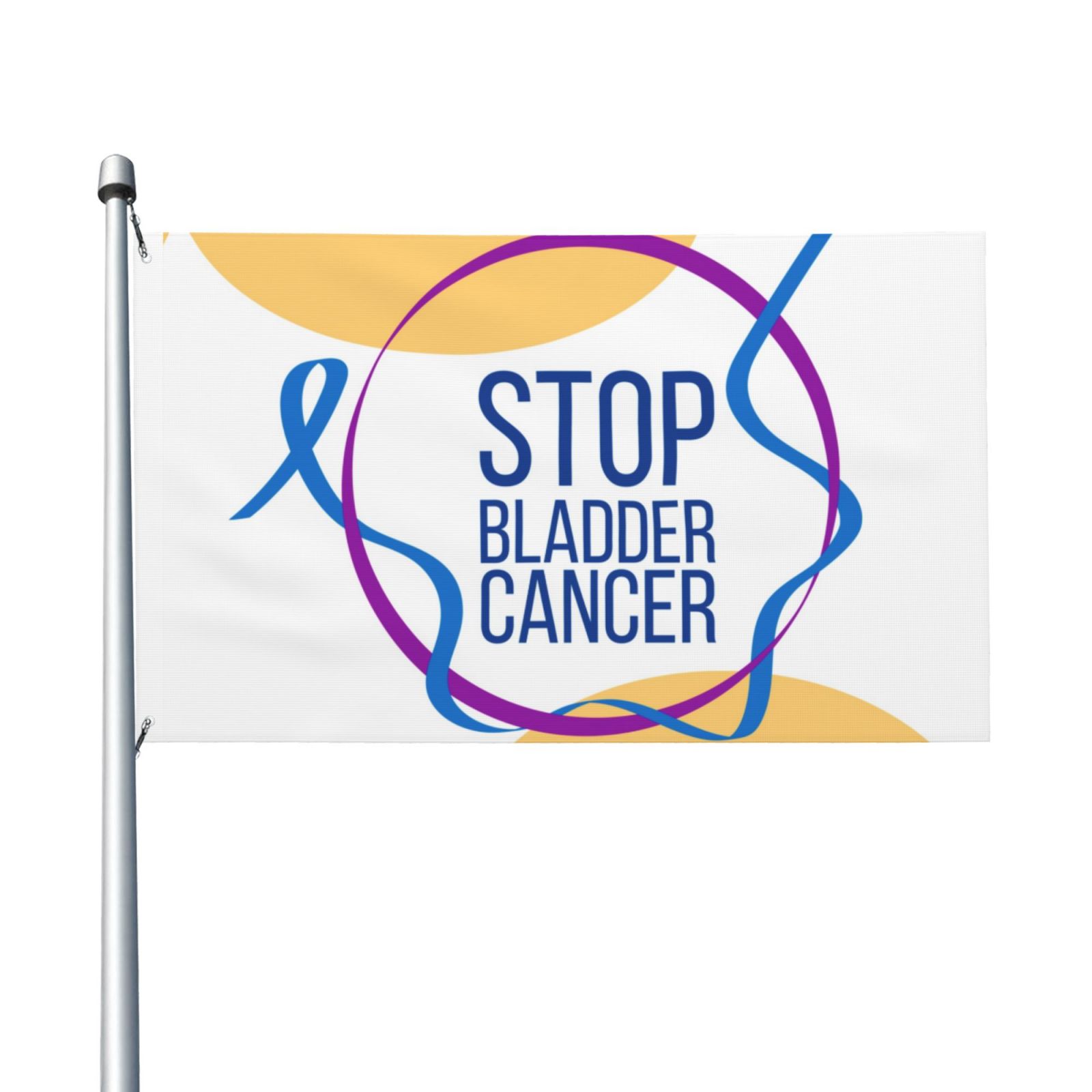 Bladder Cancer Awareness Month Flag 3x5 Ft Double-Sided Flag Outdoor ...