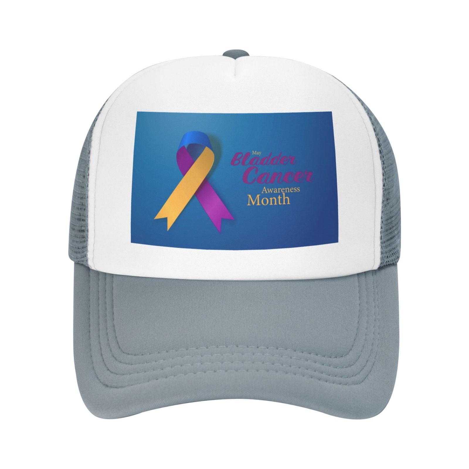 Bladder Cancer Awareness Month Hats for Men Women Mesh Baseball Cap ...