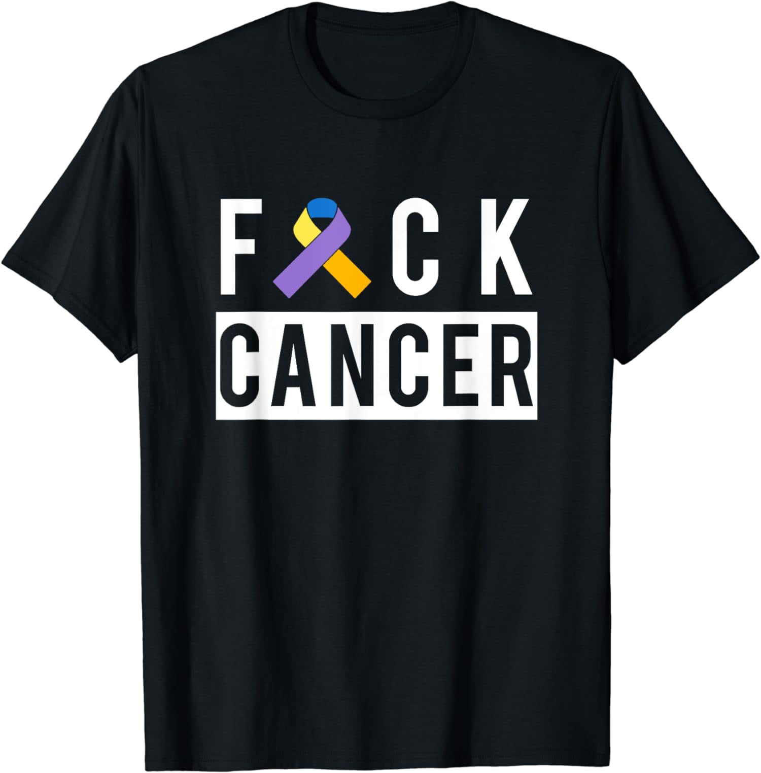 Bladder Cancer Fight Cancer Ribbon T-Shirt - Walmart.com
