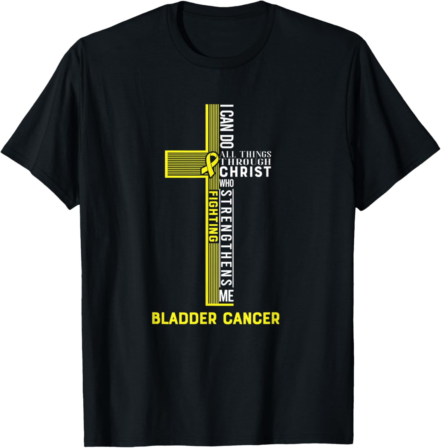Bladder Cancer Fight Cancer Ribbon T-Shirt - Walmart.com