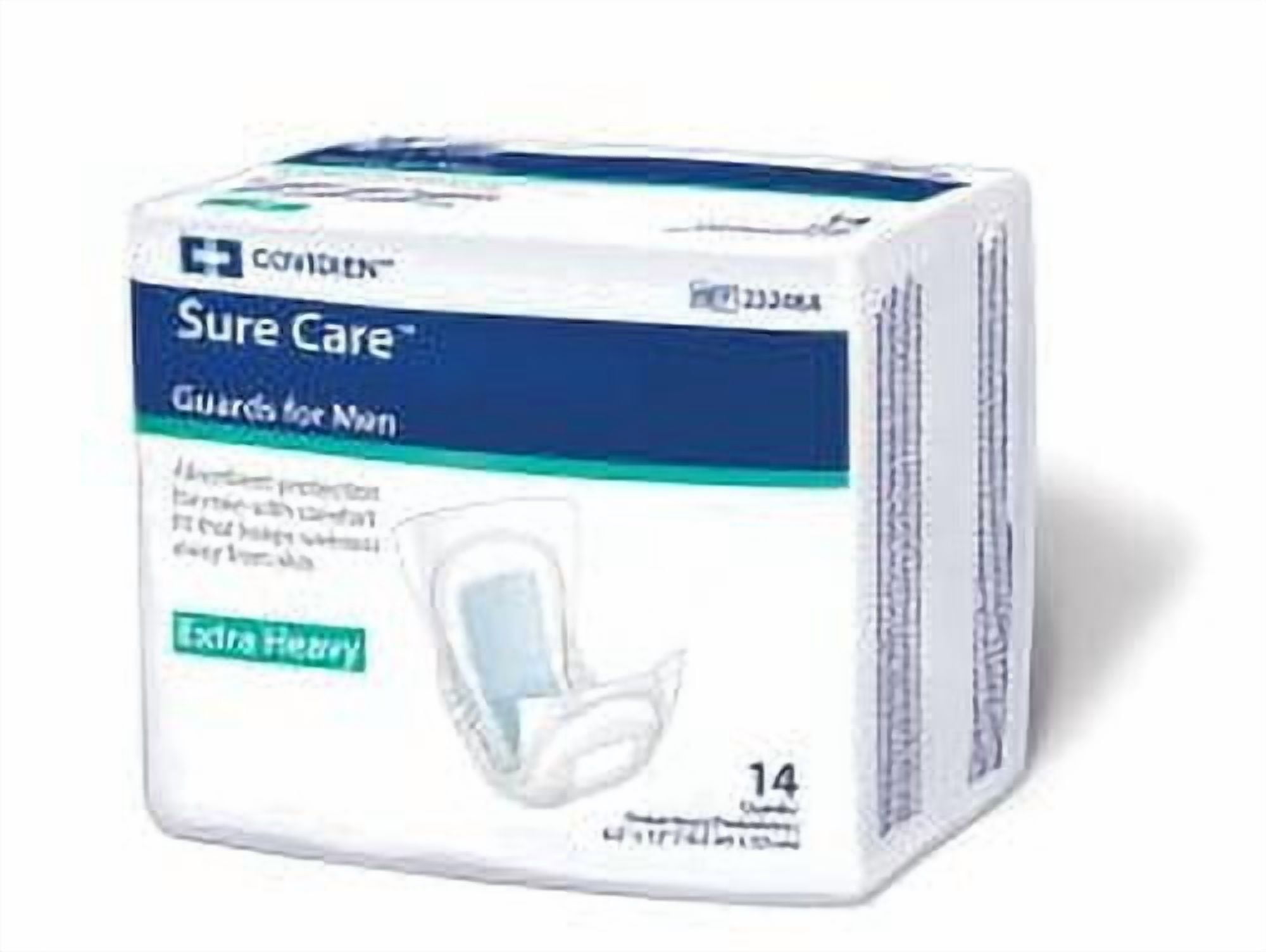 Bladder Control Pad Surecare™ 13 Inch Length Heavy Absorbency Polymer ...