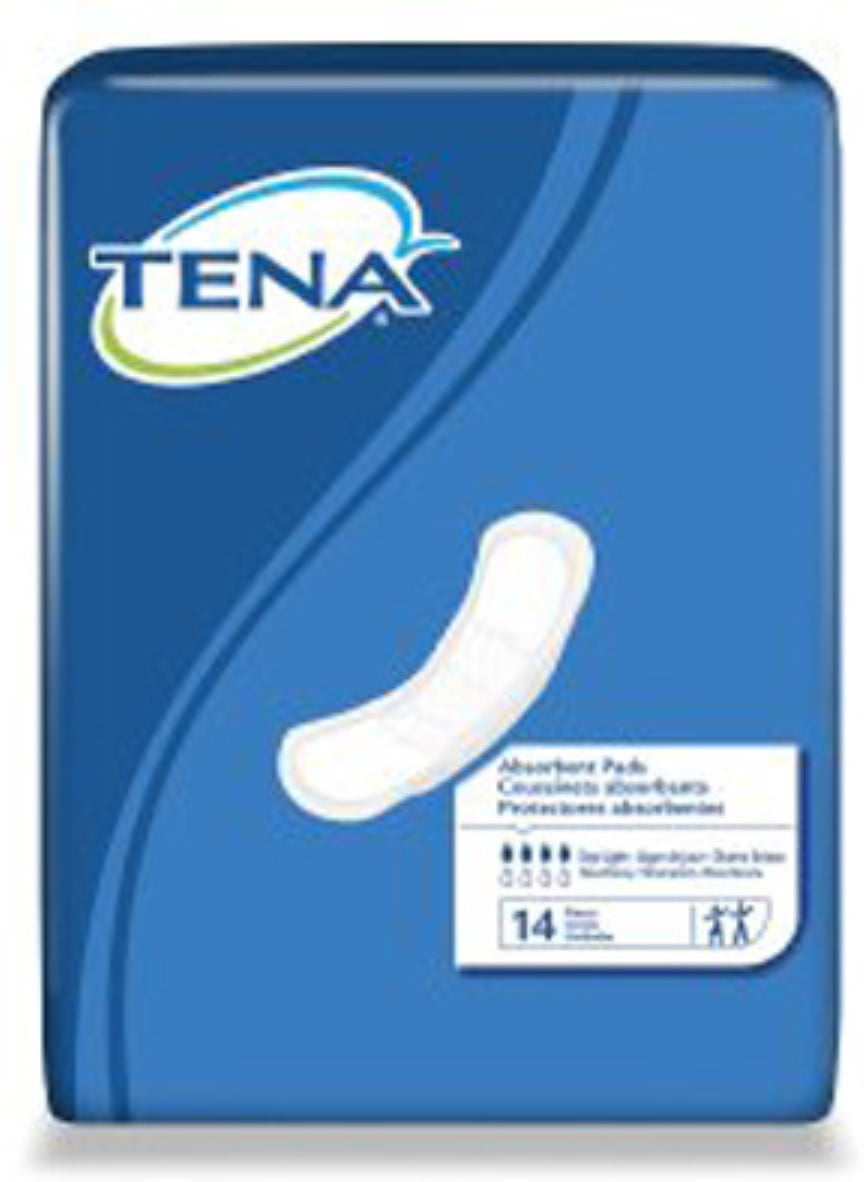 Bladder Control Pad TENA Day Light 13" Length Moderate Absorbency ...