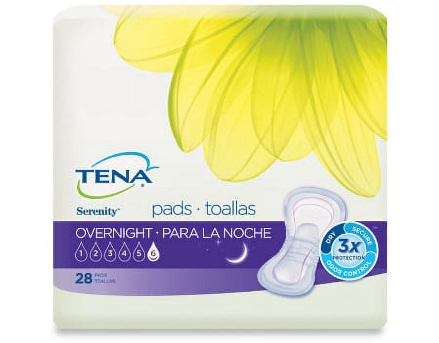 Bladder Control Pad TENA Serenity Heavy Absorbency Dry Fast Core Unisex ...