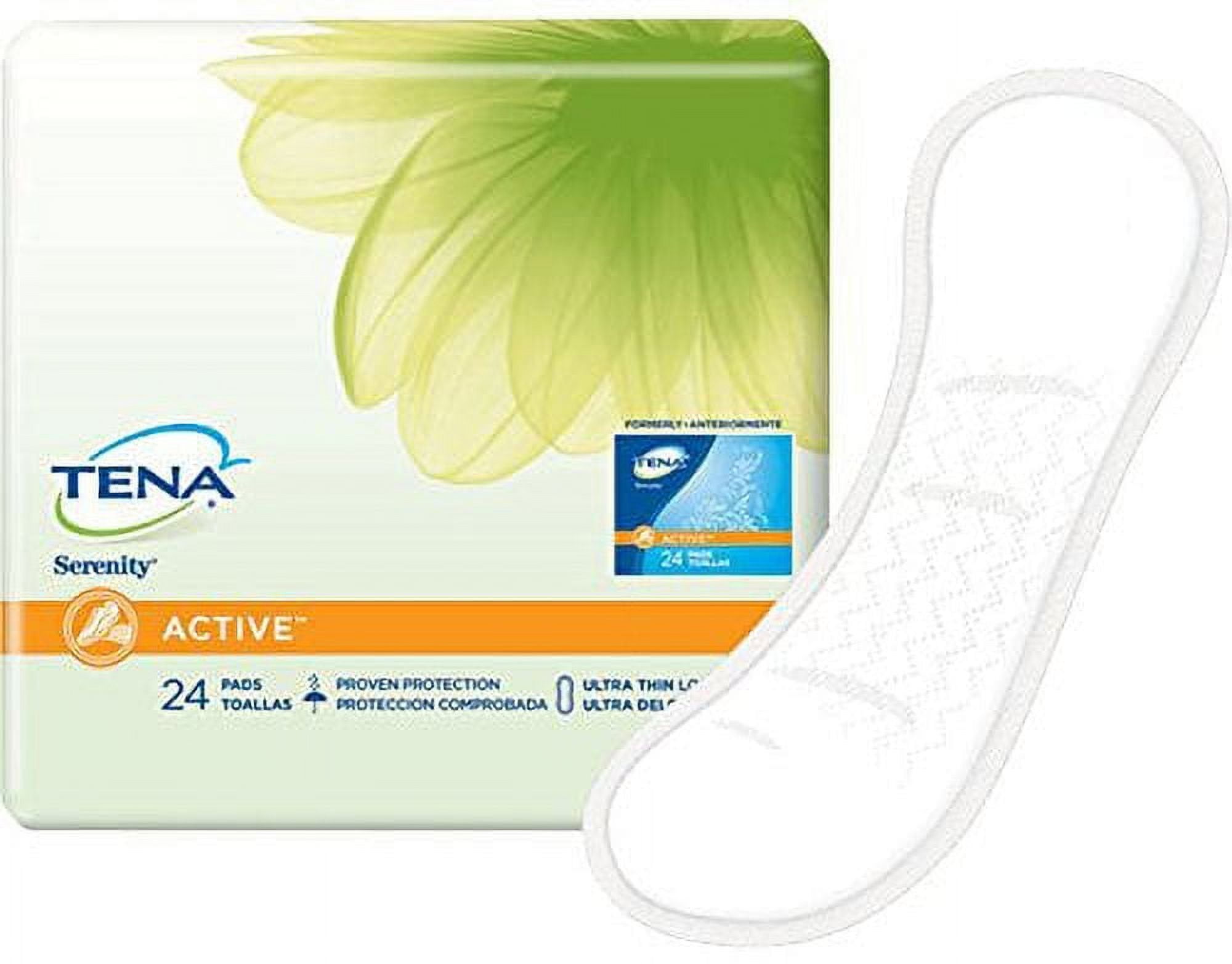Bladder Control Pad Tena Serenity Active Light Absorbency Polymer ...