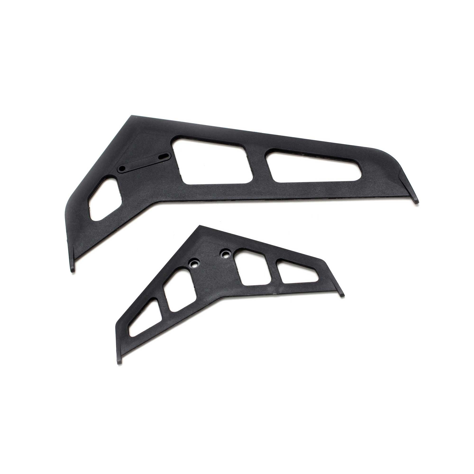Blade BLH1872B Black Stabilizer Fin Set: Blade 500 3D & X - Walmart.com